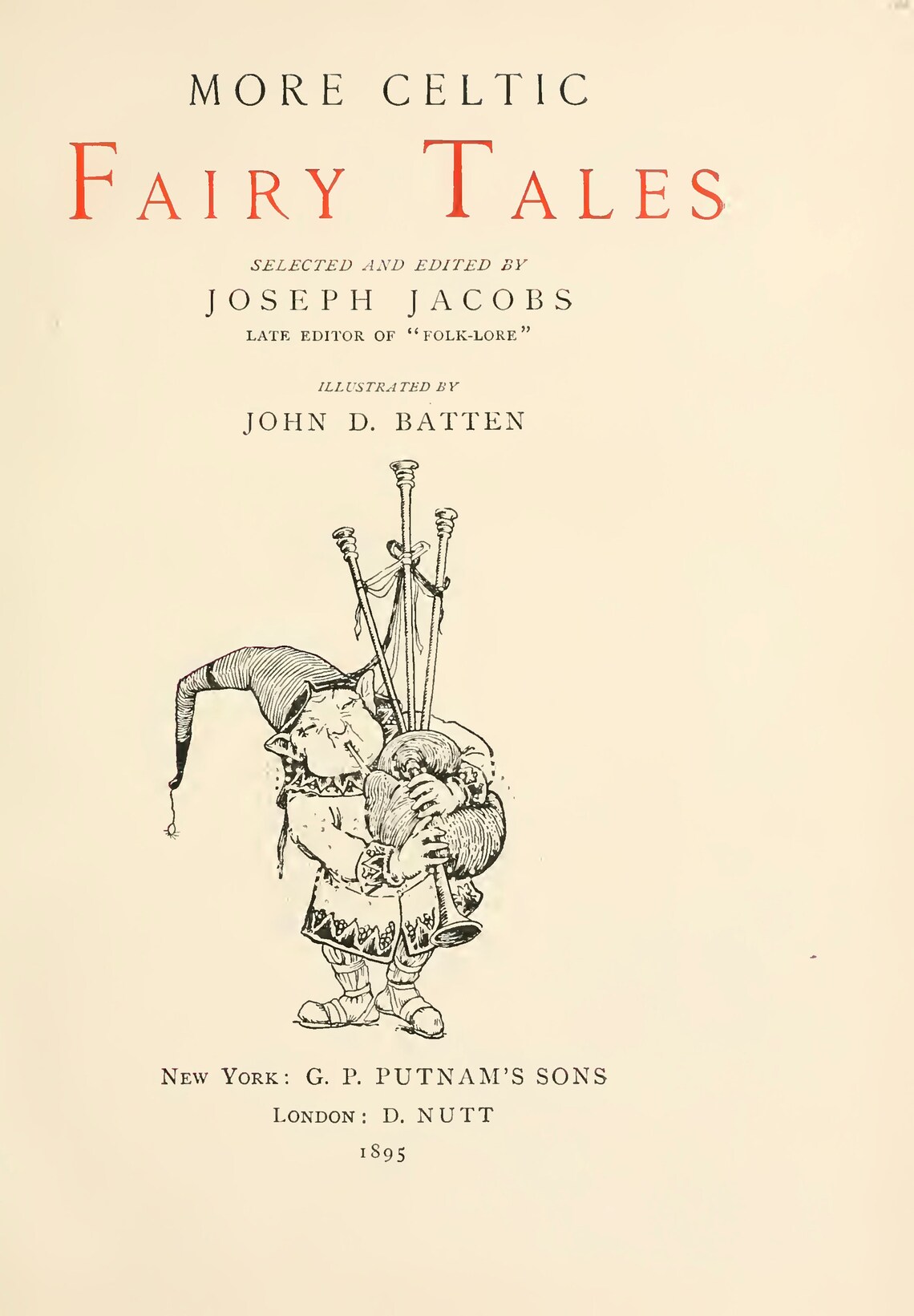 More CELTIC FAIRY TALES vintage Illustrations Book 1895 - Etsy