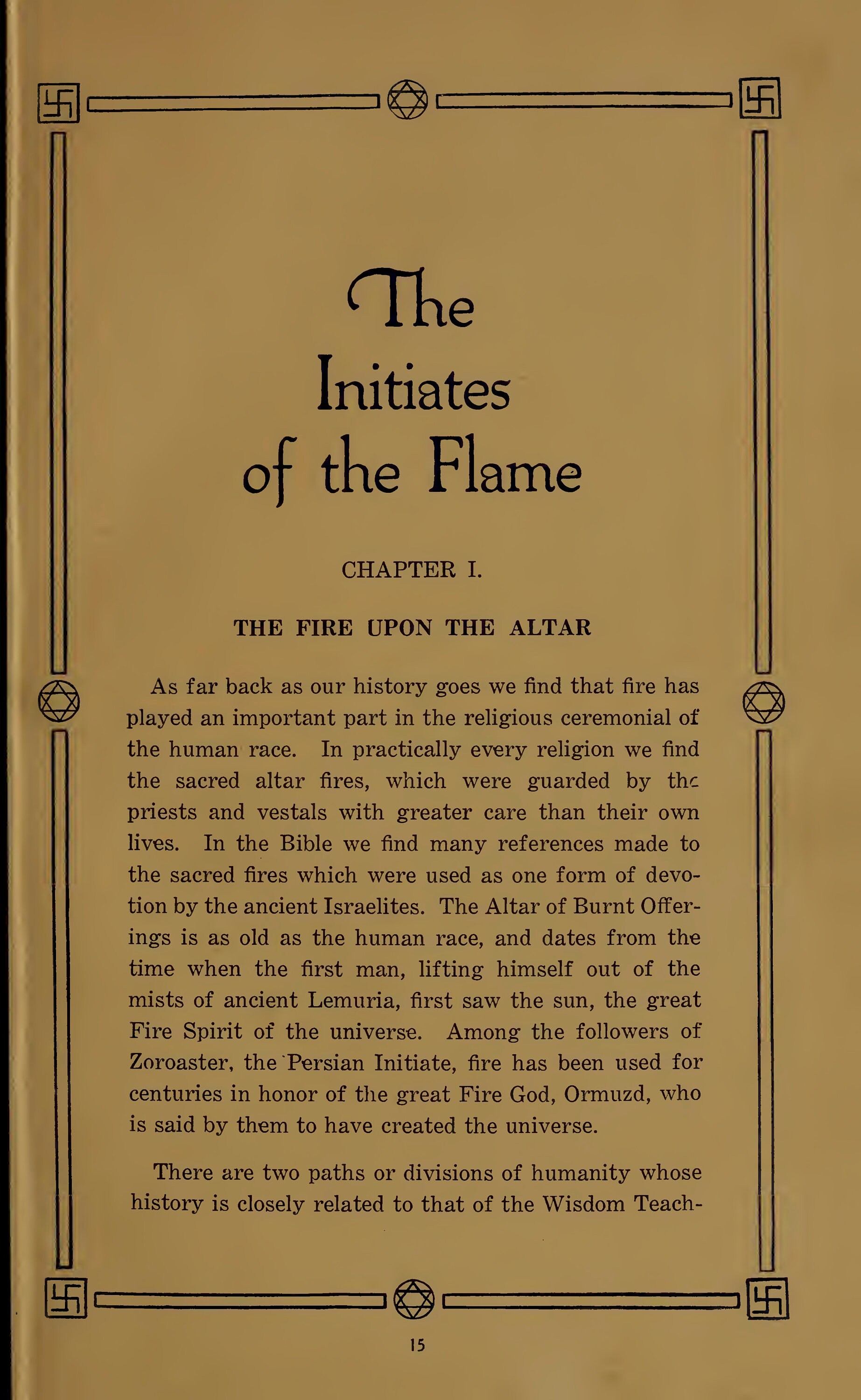 INITIATES of the FLAME - Manly P. Hall, Vintage Occult Illustrated Book ...