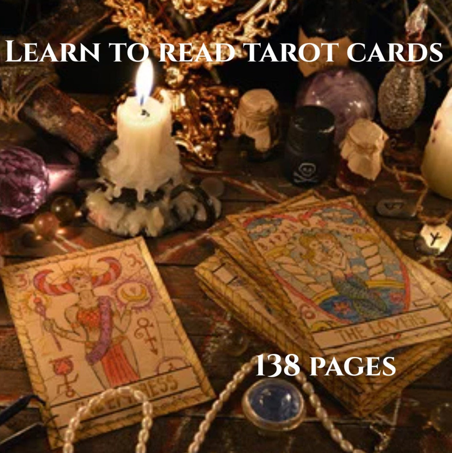 LEARN TAROT: the Pictorial Key to the Tarot A.E. Waite - Etsy
