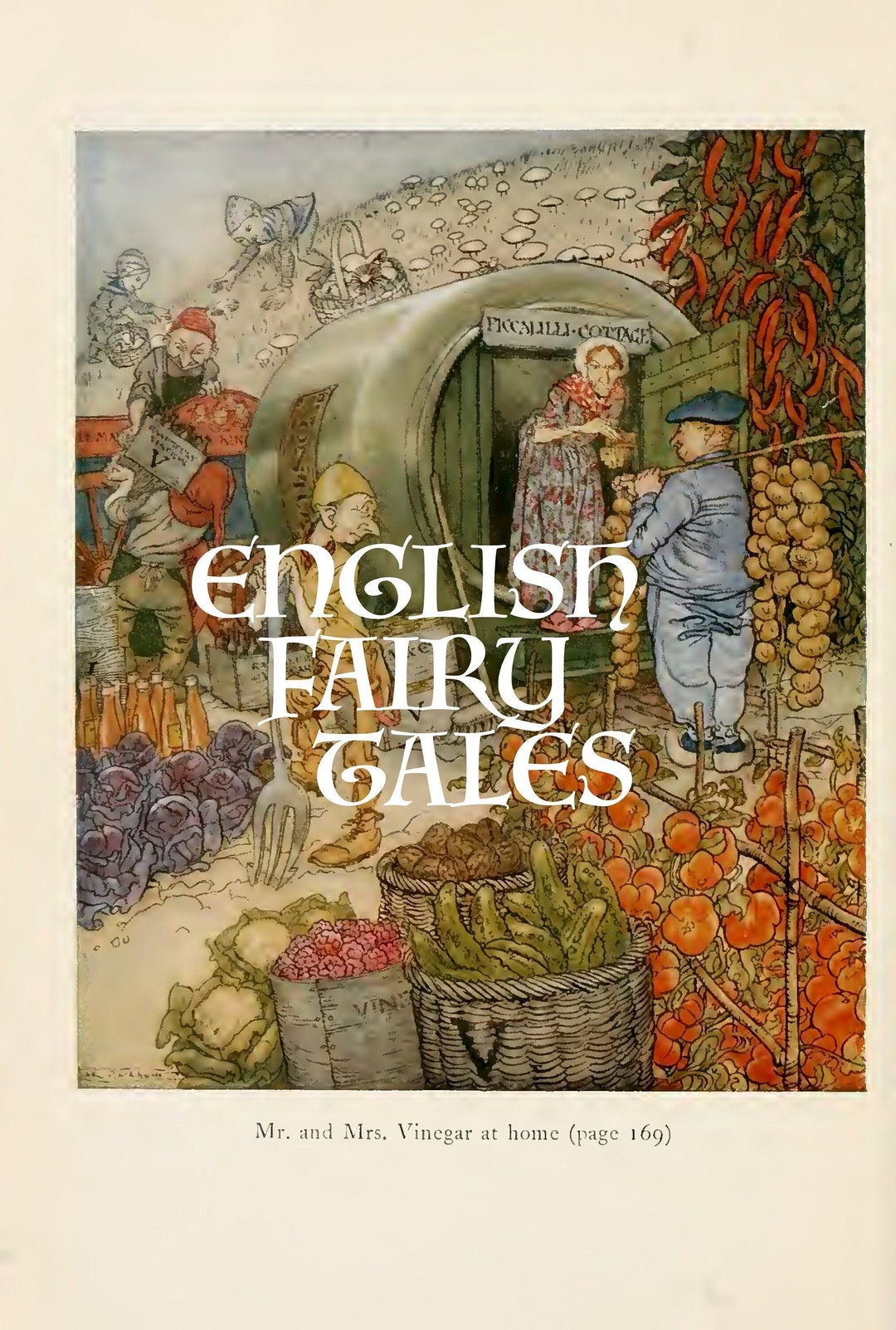 ENGLISH FAIRY TALES - Vintage Children's Book (1927), Color ...