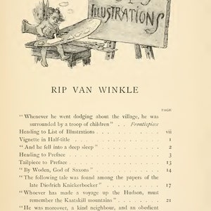 LEGEND of SLEEPY HOLLOW & Rip Van Winkle: Washington Irving (1907 ...