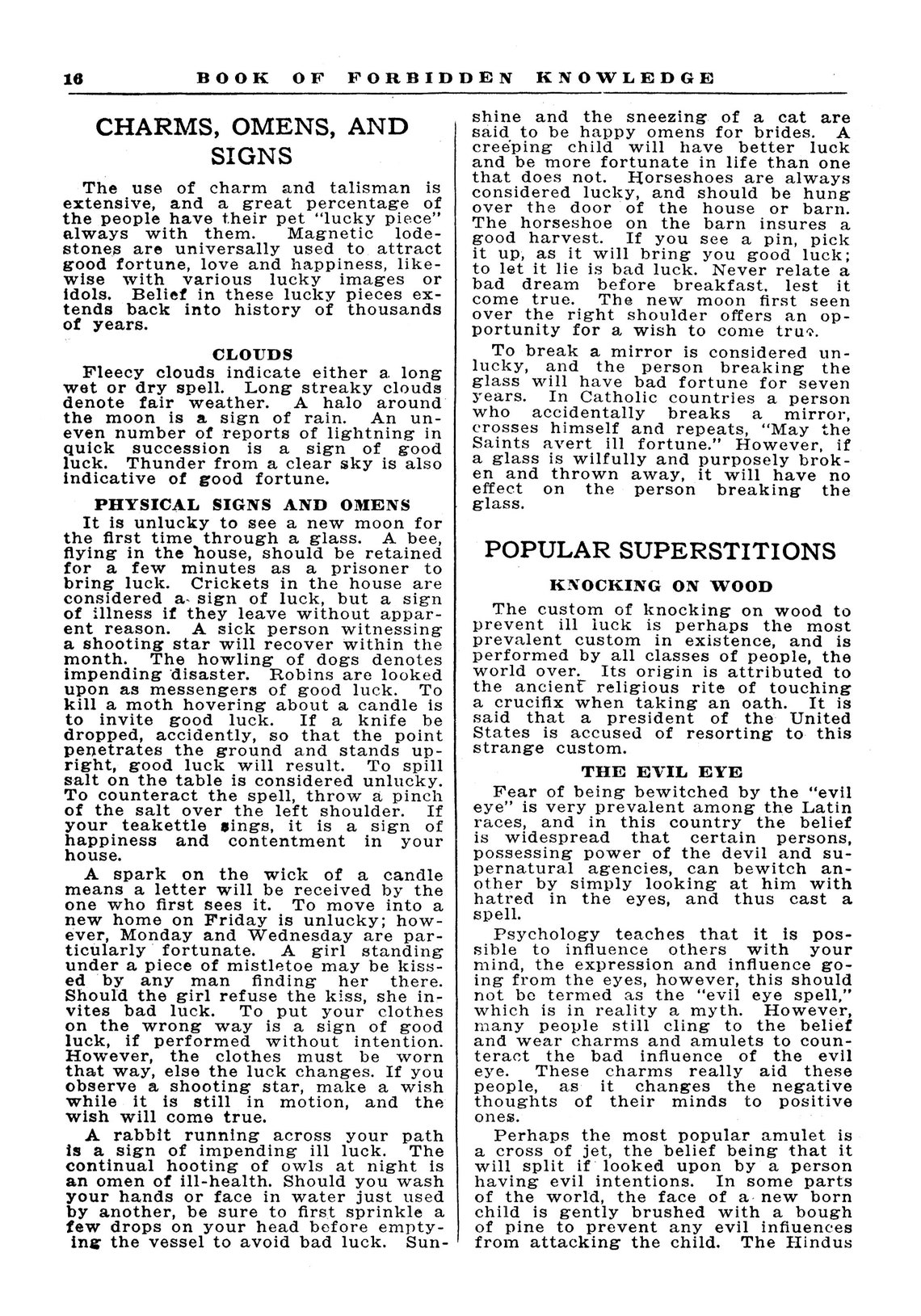 FORBIDDEN KNOWLEDGE: Black Magic Superstitions Charms - Etsy