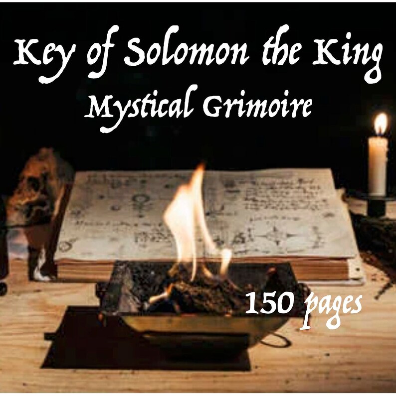 KEY OF SOLOMON Magical Grimoire King Solomon Solomon Ring - Etsy