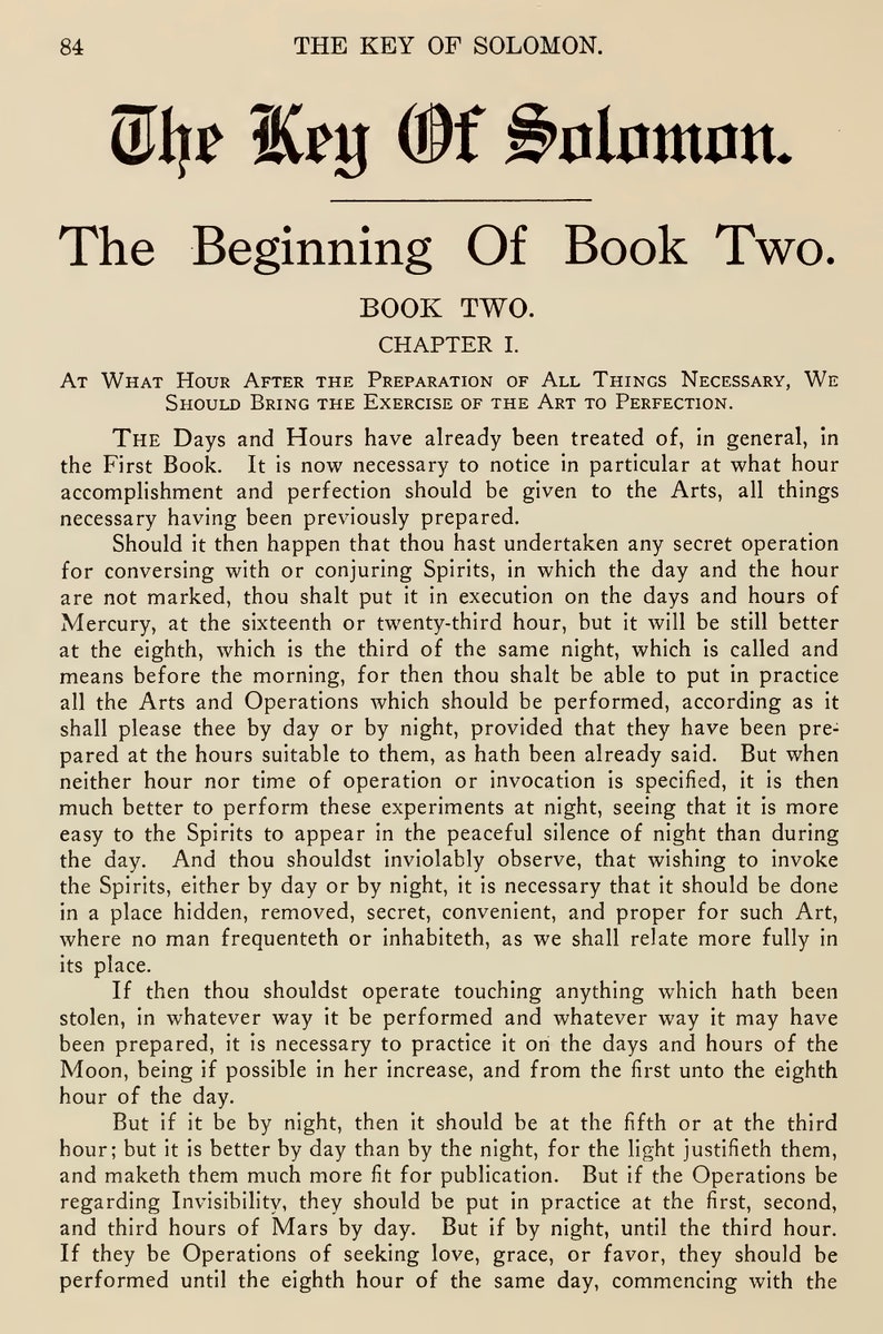 KEY OF SOLOMON Magical Grimoire King Solomon Solomon Ring - Etsy