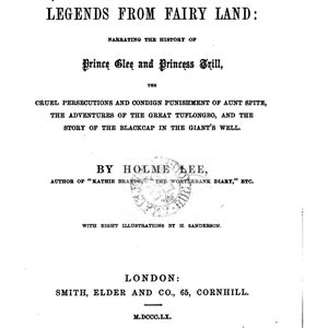 LEGENDS FAIRY LAND - Legends From Fairy Land, Vintage Illustrated ...