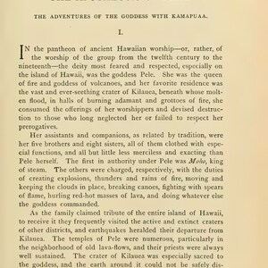 HAWAII MYTHS LEGENDS - the Myths and Legends of Hawaii, Vintage Book ...