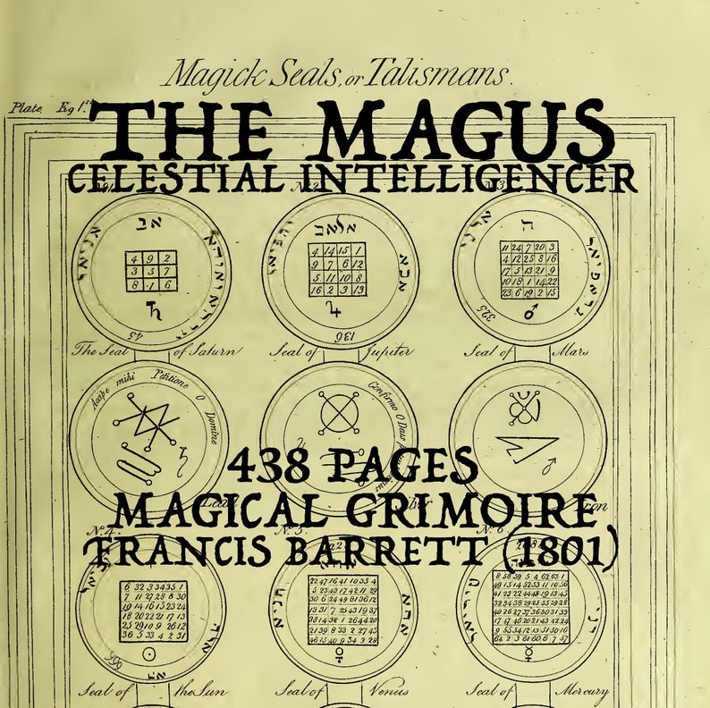 MAGUS CELESTIAL INTELLIGENCER: Francis Barrett (1801) - Grimoire ...