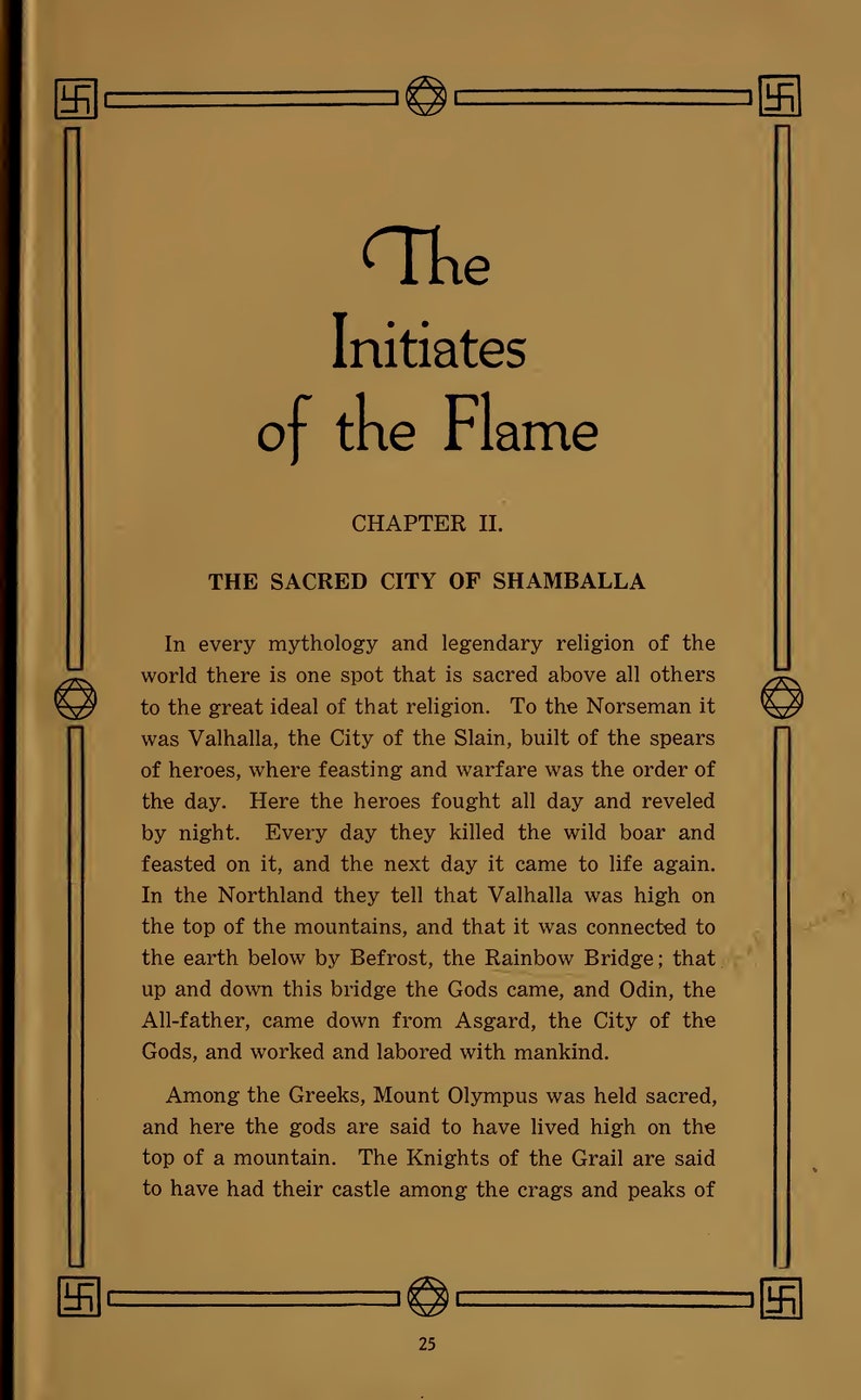 INITIATES of the FLAME - Manly P. Hall, Vintage Occult Illustrated Book ...
