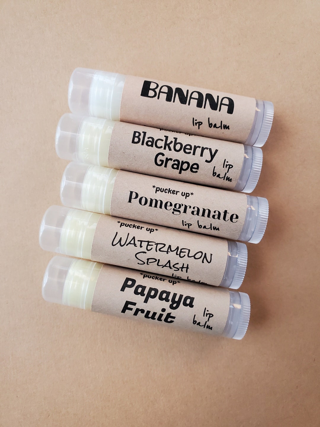 Kids Lip Balm Gift Set, Thoughtful Gift for Friend, Fruity Lip Balm ...