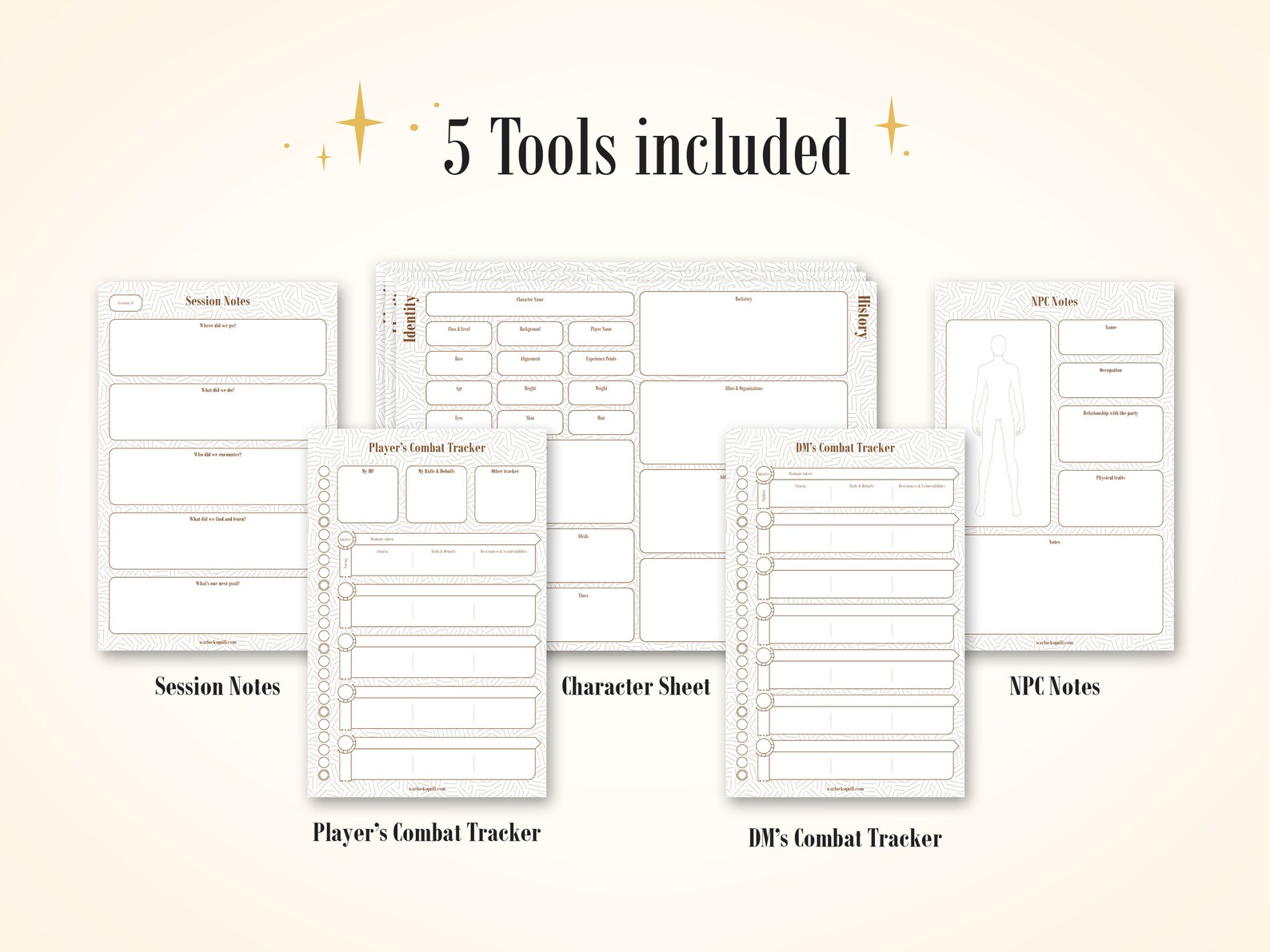 D&D Digital Package| Dnd Digital Tools | Printable Download for ...