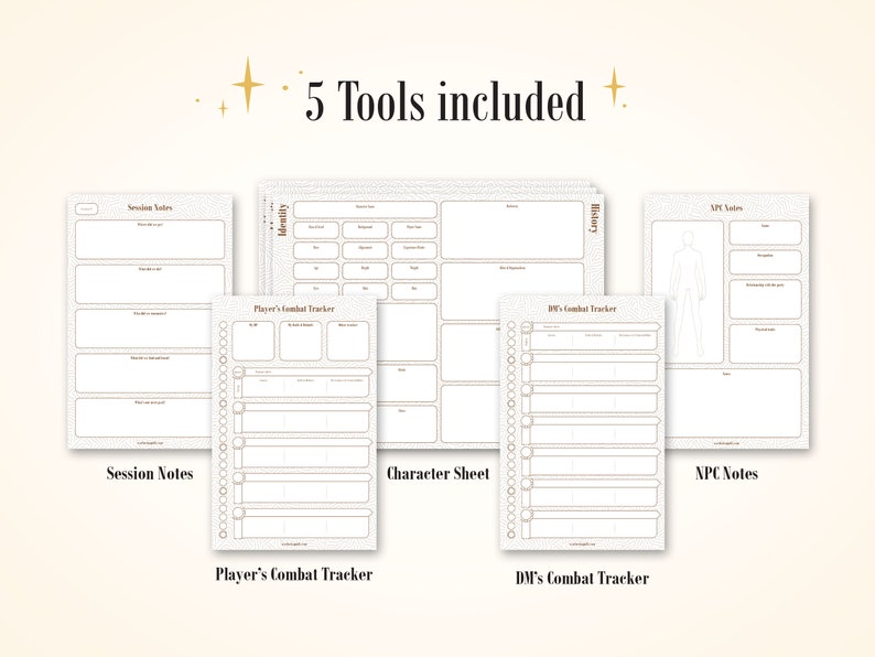 D&D Digital Package Dnd Digital Tools Printable Download - Etsy