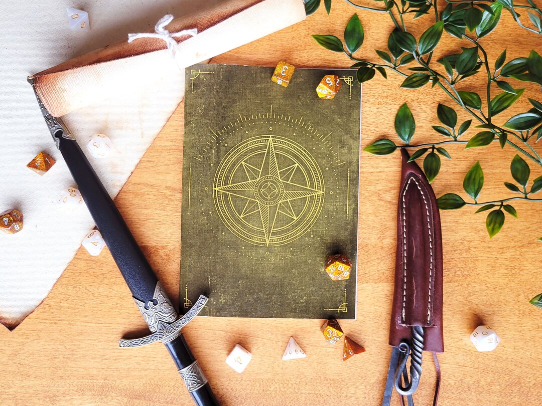 D&D Adventure Journal Dungeons and Dragons A5 Quest Notebook 24 ...