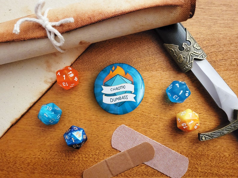 D&D Dishonors Badges Dungeons and Dragons Inspired Buttons - Etsy
