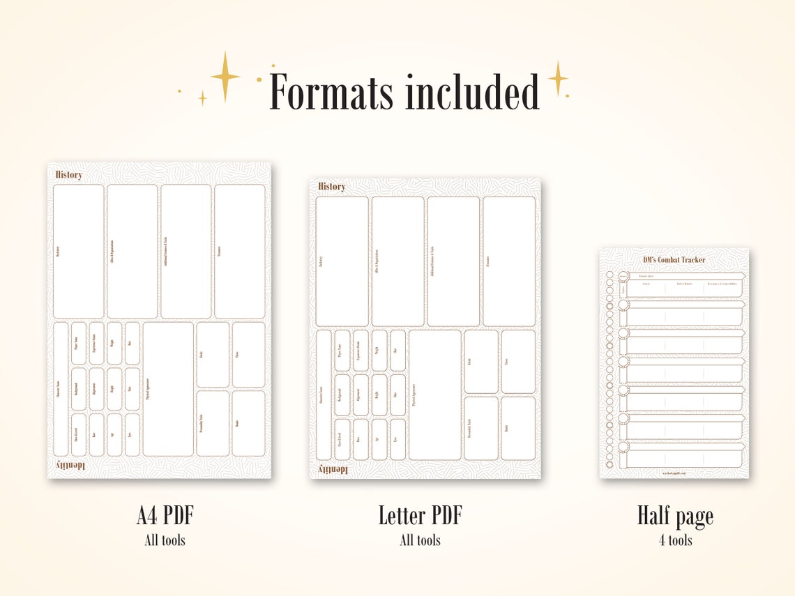 D&D Digital Package Dnd Digital Tools Printable Download - Etsy