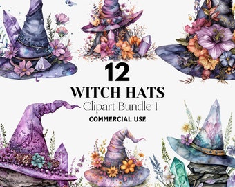 20 White Witch Clipart Bundle 1, High Quality, Transparent PNG, Instant ...