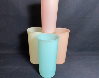 Vintage Tupperware Glasses - Etsy
