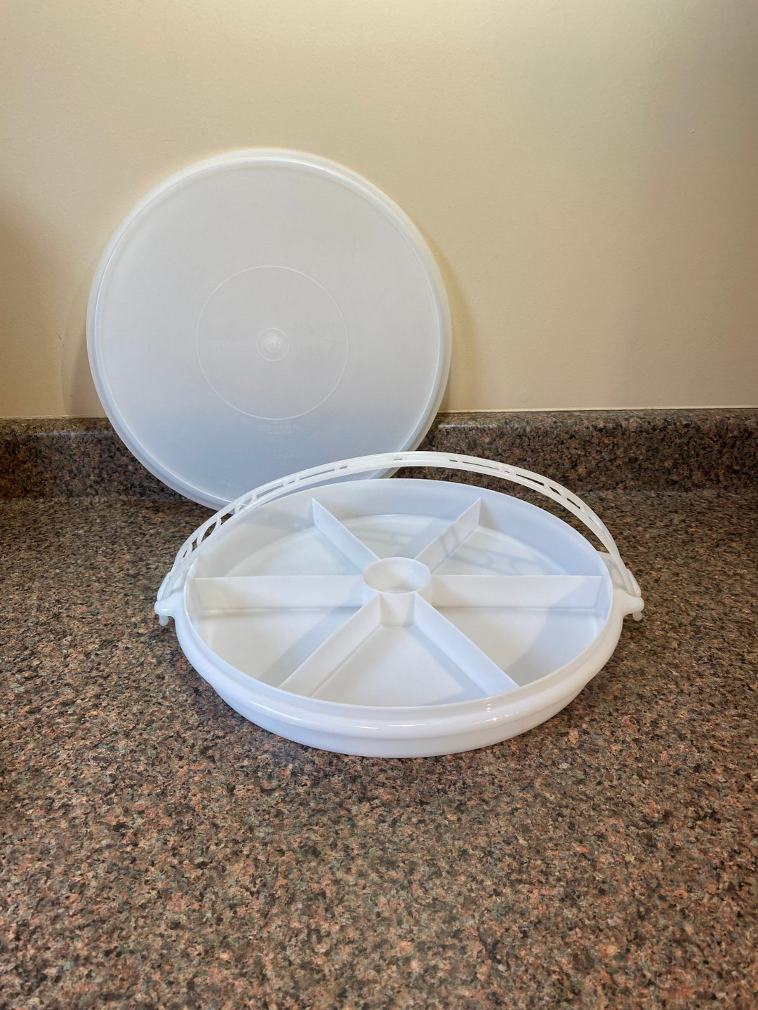 Vintage Tupperware 12 Round Carrier/keeper 405-1, 224-9, 406-19 New ...