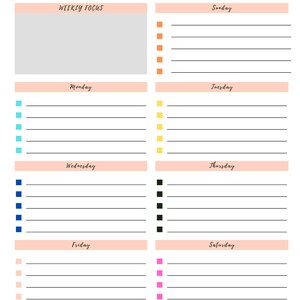 LESSON PLAN TEMPLATE, Lesson Plan, Planner Printable, Academic Planner ...