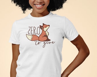Zero Fox Given Shirt | Etsy