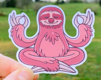 Sloth Karate Sticker Funny Kickboxing Sticker Kung Fu Sticker Taekwondo ...