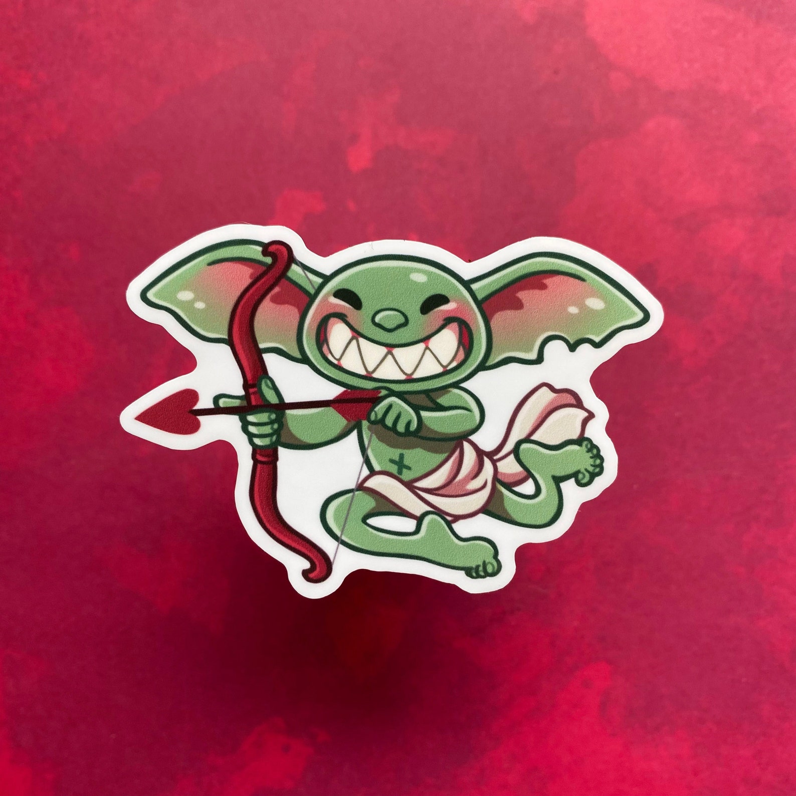 Dnd Goblin Sticker, Cute Goblin Art, Dnd Valentines Day Gift, Dnd ...