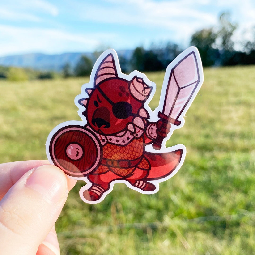 Kobold Fighter Sticker for Laptop Dnd Decal for Cars Dnd - Etsy