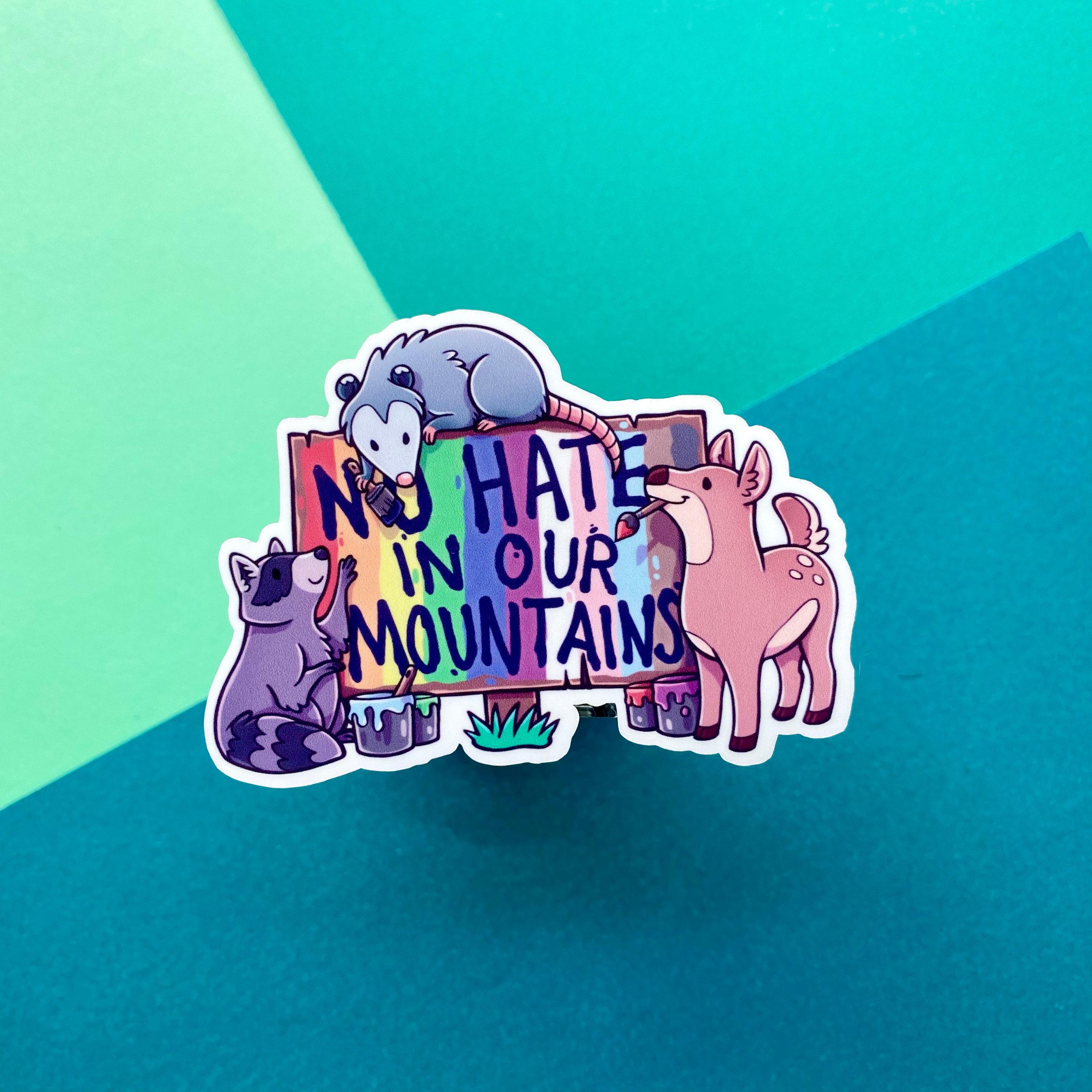 Gay Pride Sticker Southern Gay Sticker No Hate Sticker Yall - Etsy