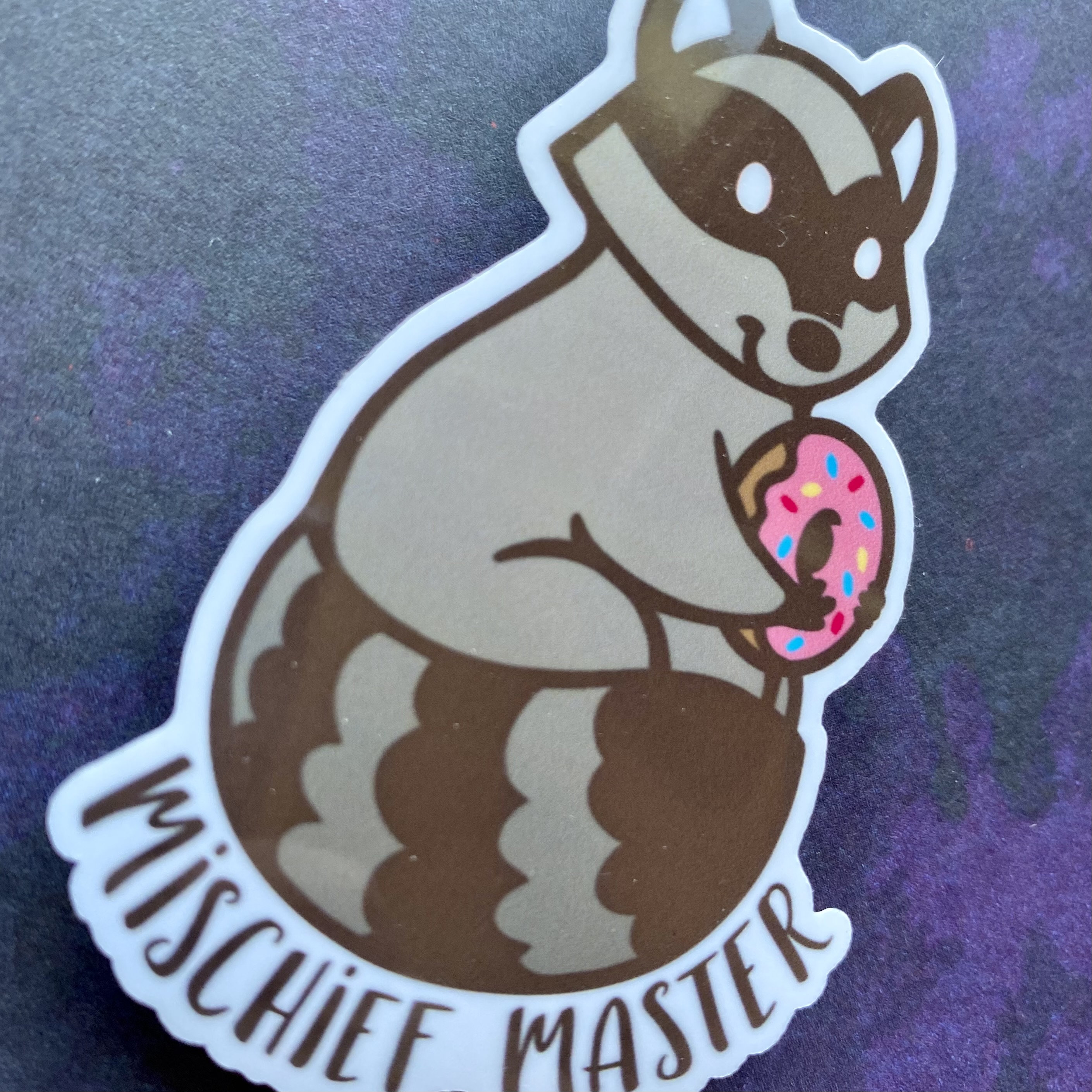 Raccoon Sticker Cute Raccoon Sticker for Laptop Trash Panda - Etsy