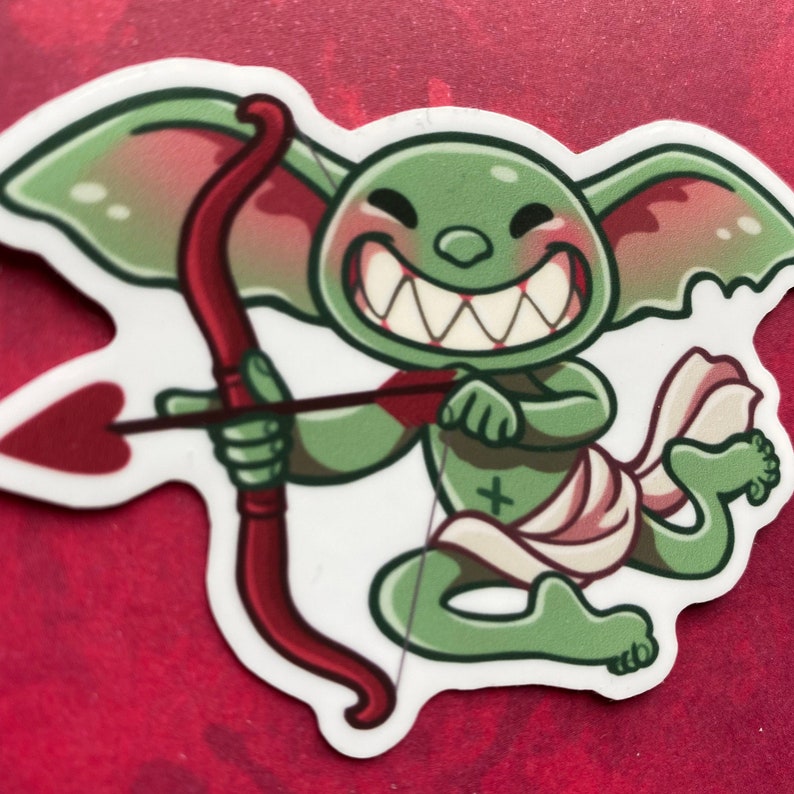 Dnd Goblin Sticker Cute Goblin Art Dnd Valentines Day Gift - Etsy