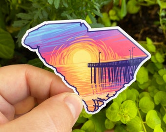 South Carolina Temporary Fake Tattoo Sticker set of 2 - Etsy