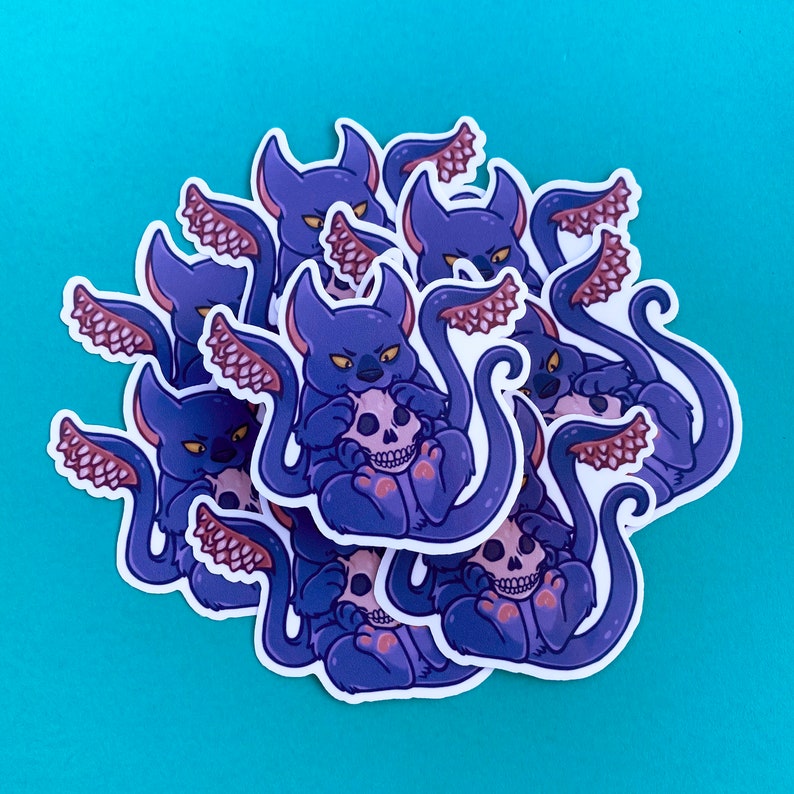 Displacer Beast Kitten Dnd Sticker for Laptop Cute Dnd - Etsy Australia