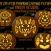 Cute Cryptid Pumpkin Carving Stencils, Printable PDF, Halloween Pumpkin ...