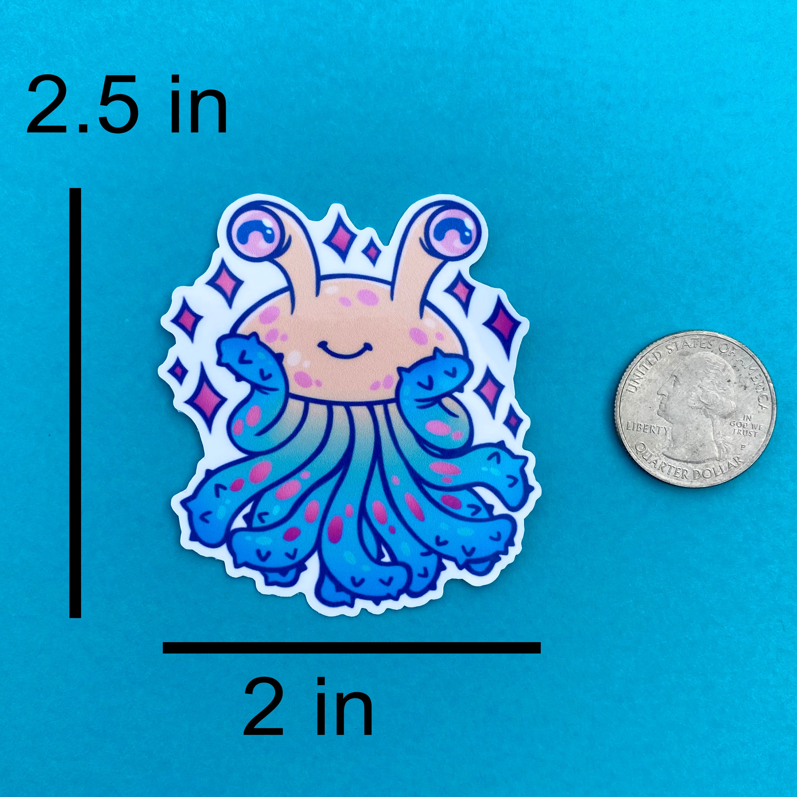 Flumph Dnd Sticker for Laptop, Dnd Monster Art, Waterproof Vinyl ...