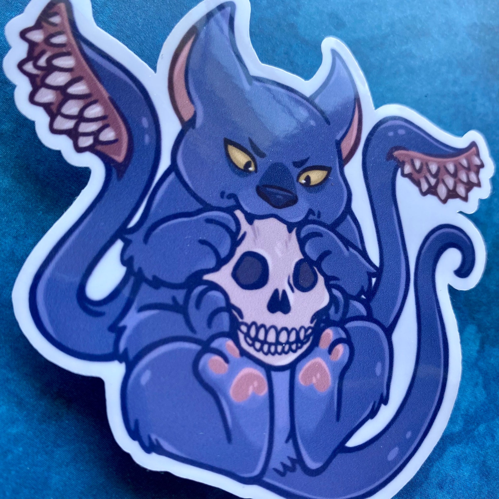 Displacer Beast Kitten Dnd Sticker for Laptop, Cute Dnd Stickers ...