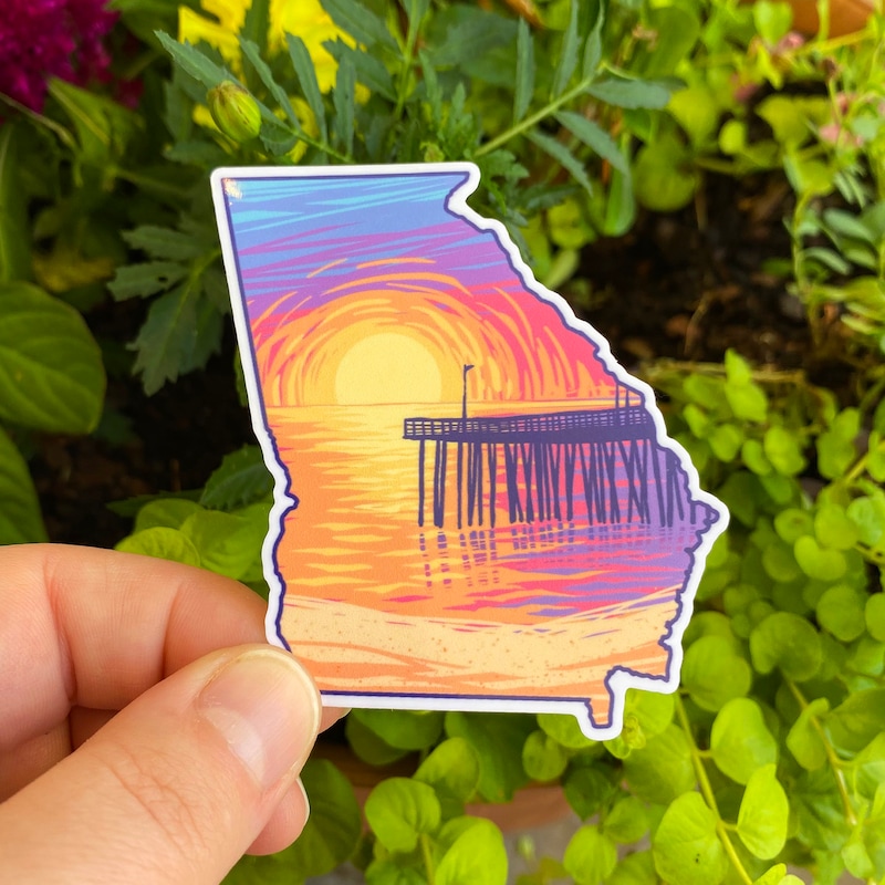 Savannah Ga Sticker - Etsy