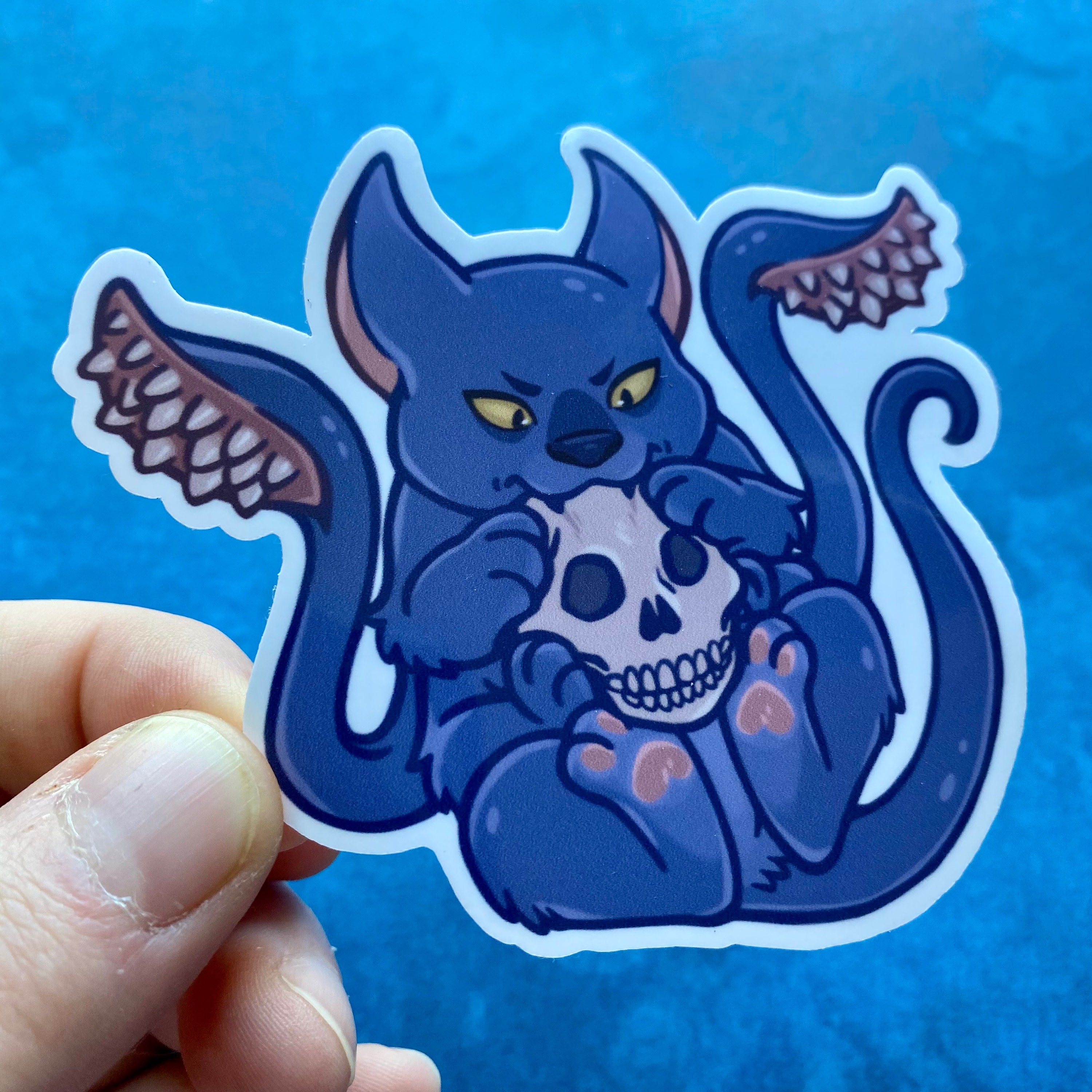 Displacer Beast Kitten Dnd Sticker for Laptop, Cute Dnd Stickers ...