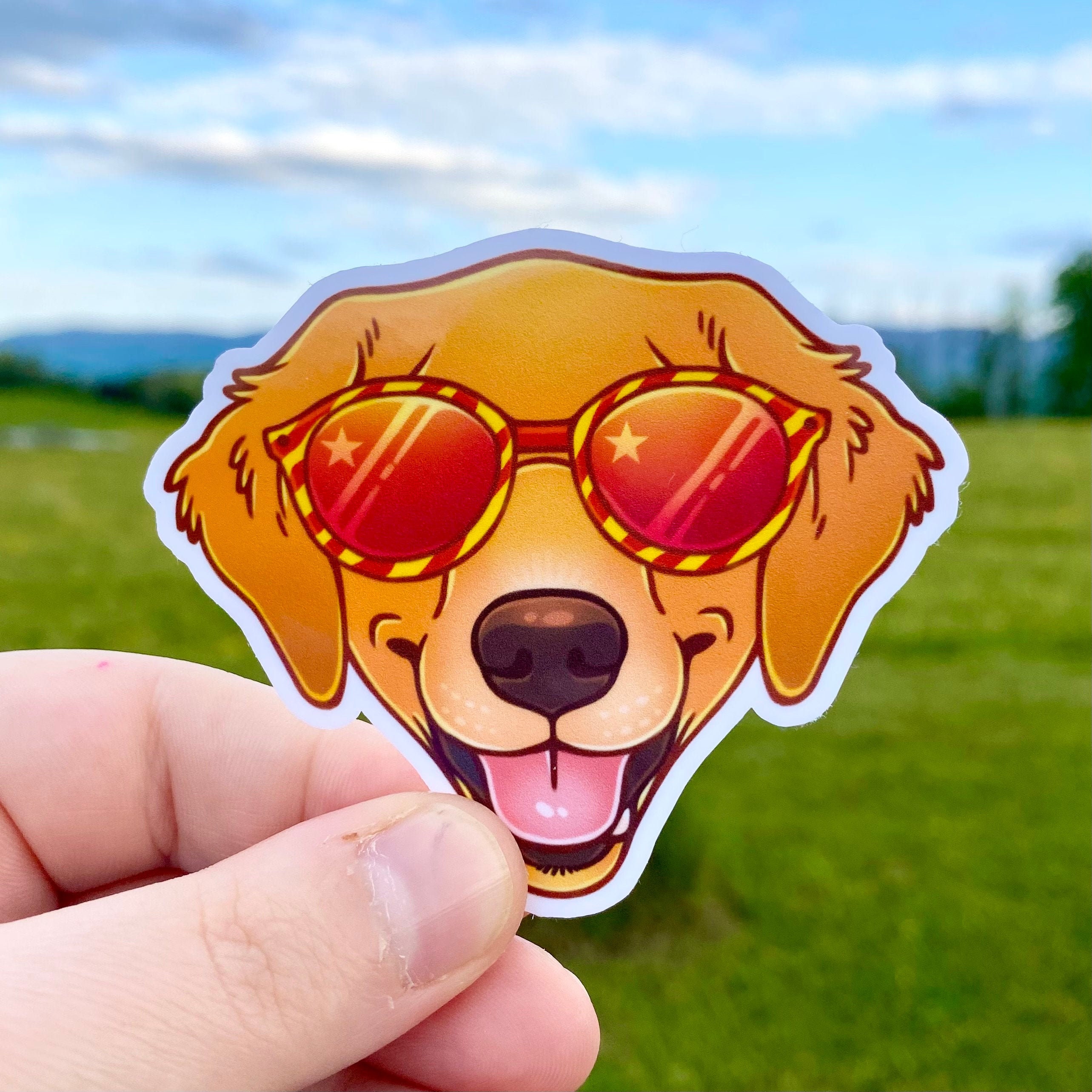Golden Retriever Sticker for Laptop Cute Lab Sticker Lab Mom - Etsy