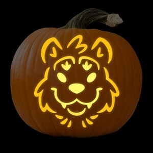 Cute Cryptid Pumpkin Carving Stencils, Printable PDF, Halloween Pumpkin ...