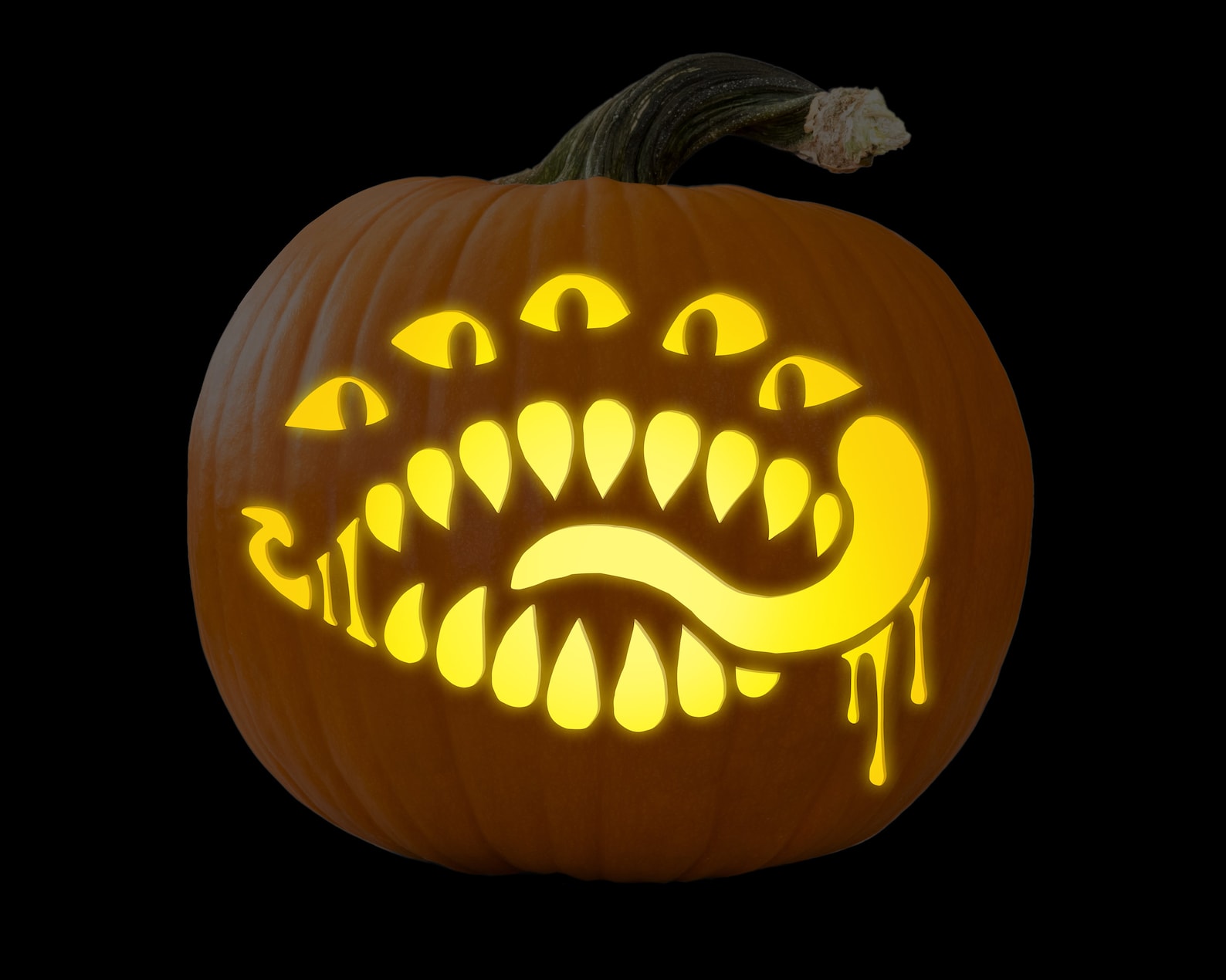 Dnd Pumpkin Carving Stencils Printable PDF Halloween Pumpkin - Etsy