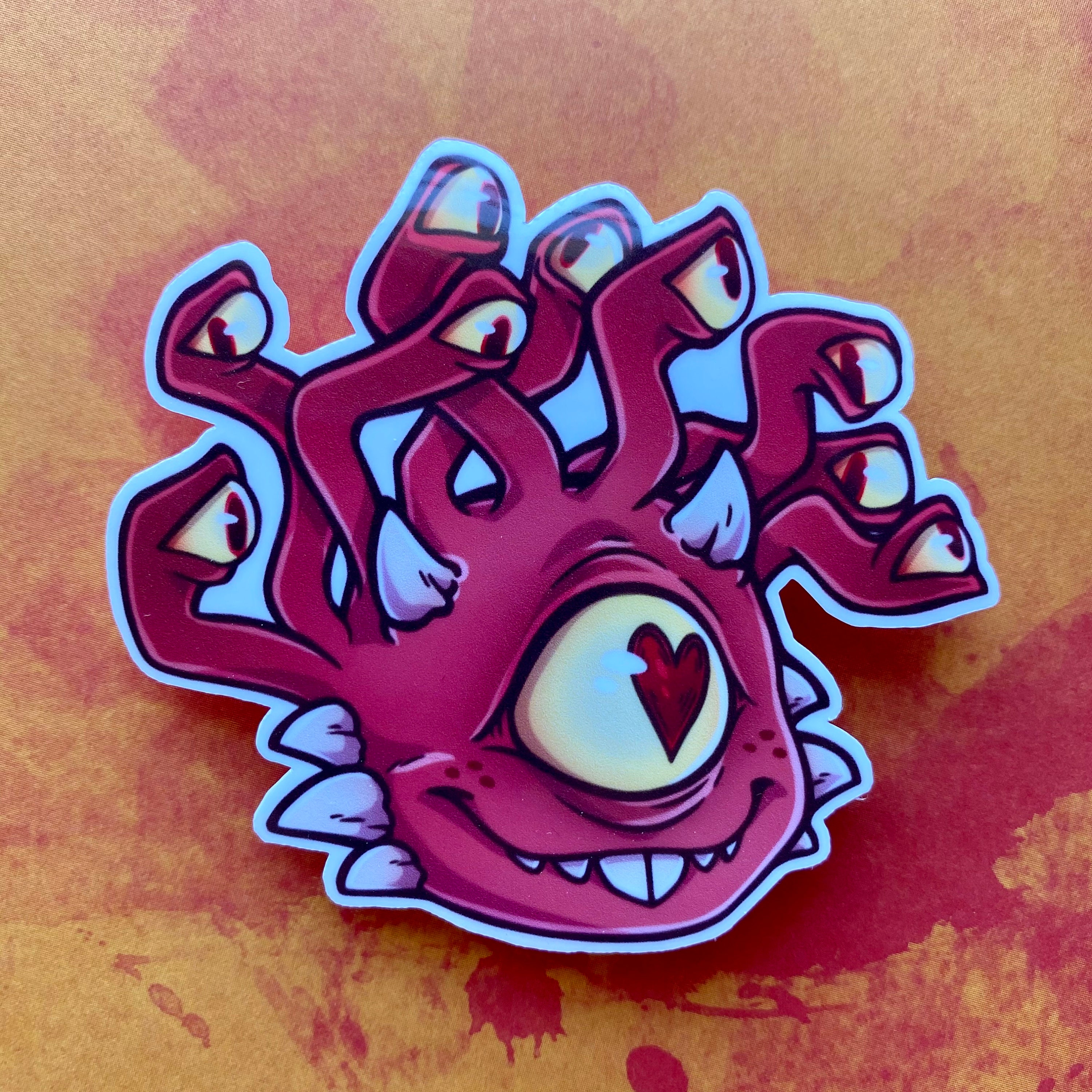 Beholder Sticker Cute Beholder Art Dnd Stickers Waterproof - Etsy