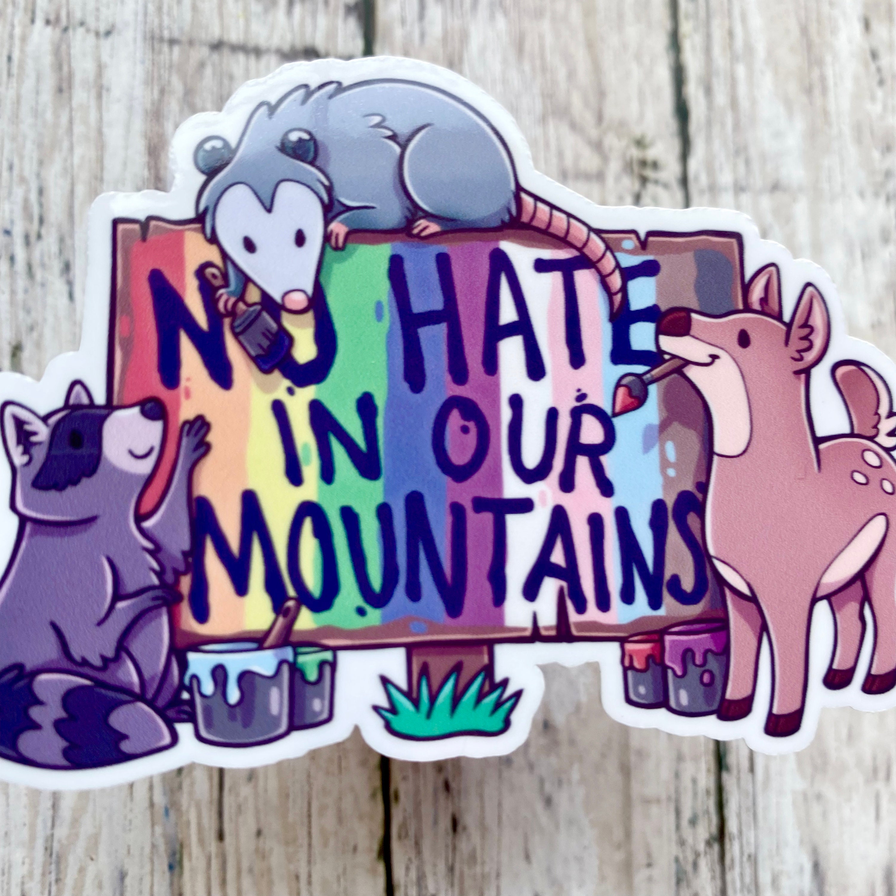 Gay Pride Sticker Southern Gay Sticker No Hate Sticker Yall - Etsy