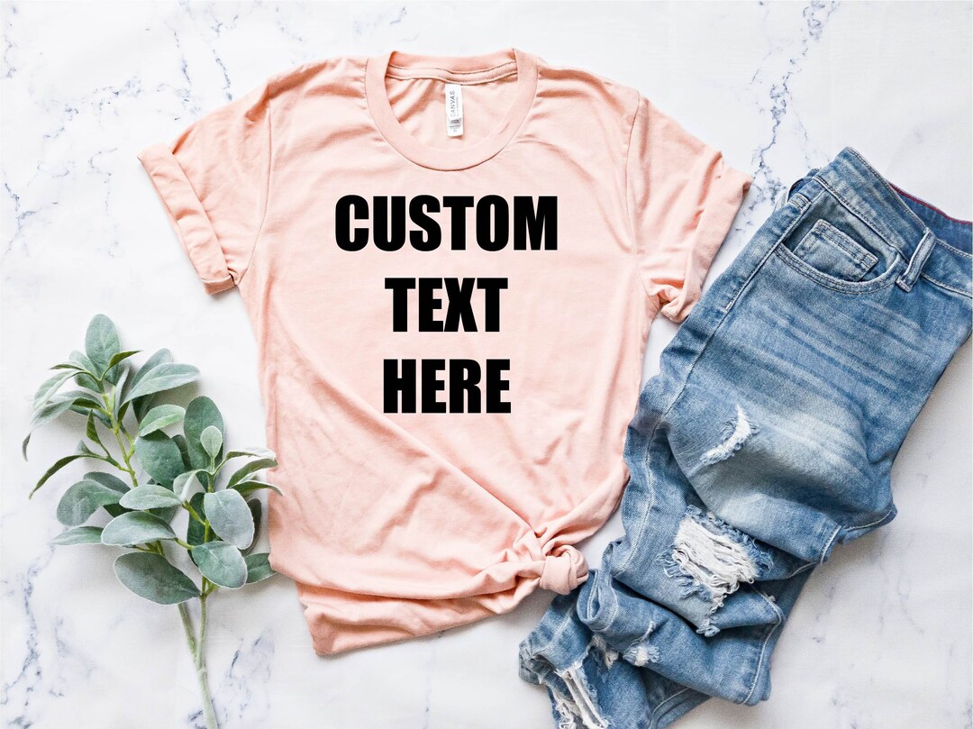 Custom Text Shirt Custom Shirt Personalized Shirt Custom Shirts Custom ...