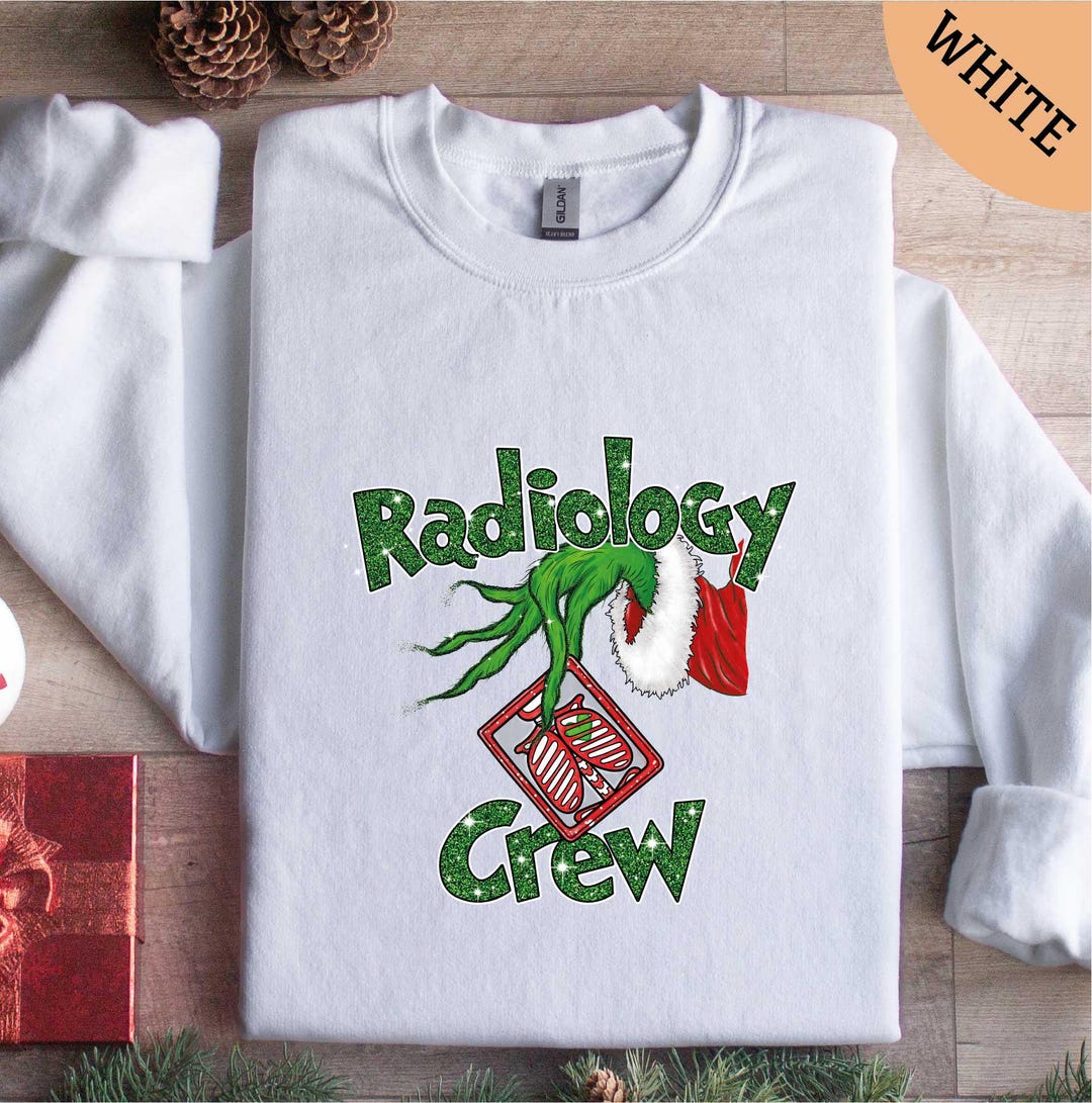 Radiology Crew Christmas Sweatshirt, Radiology Shirt, Technologist ...