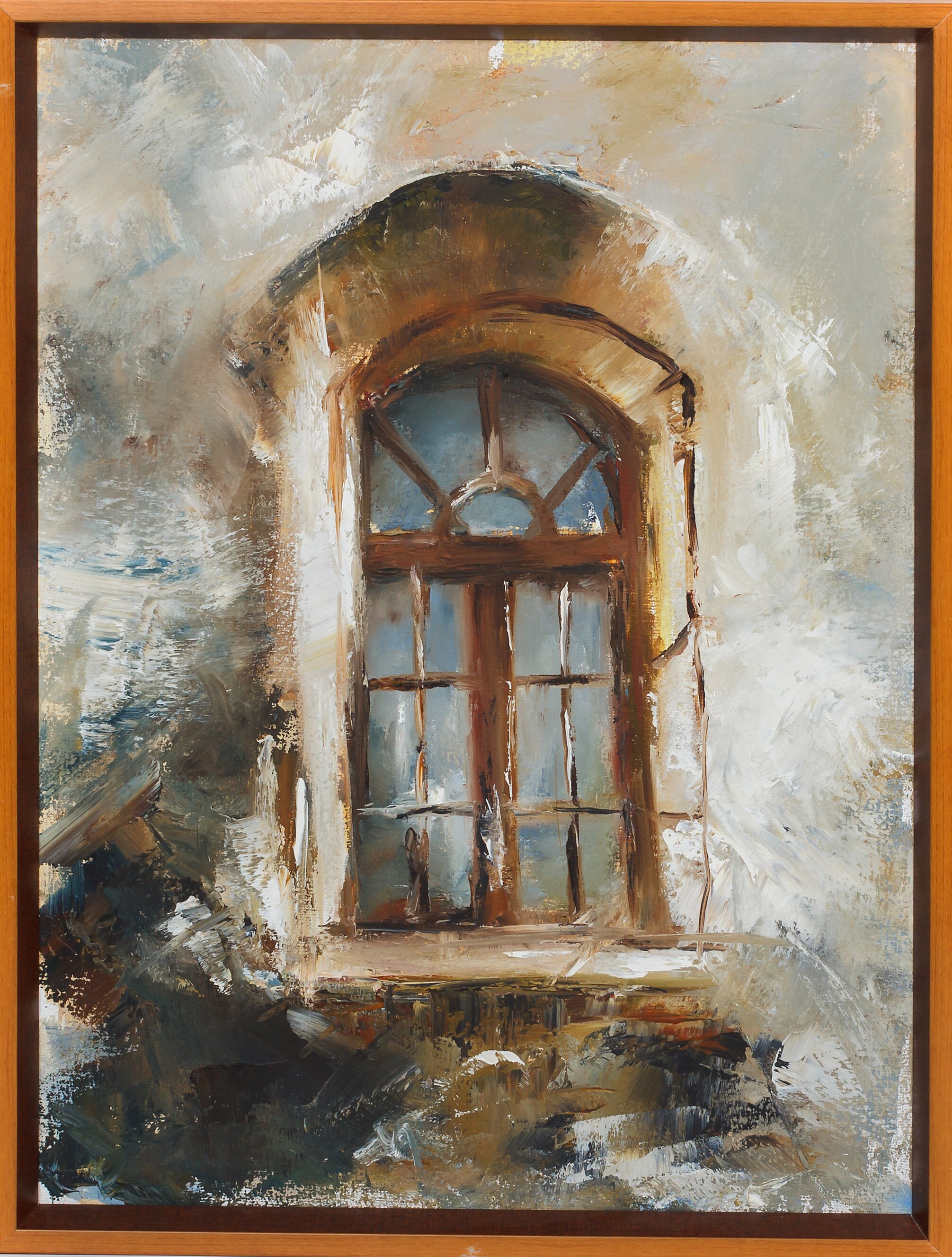 Painting With a Window to Canvas Will Decorate Your Home. Size 16 "x 12 ...