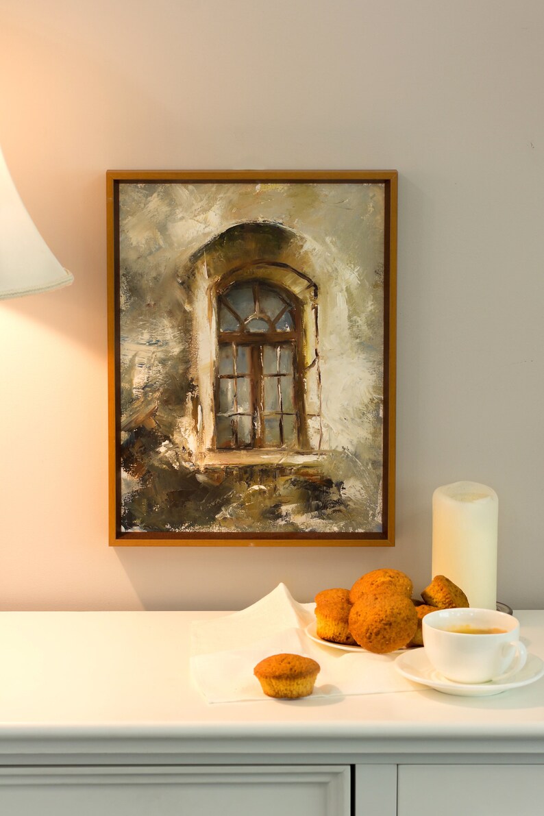 Painting With a Window to Canvas Will Decorate Your Home. Size 16 "x 12 ...
