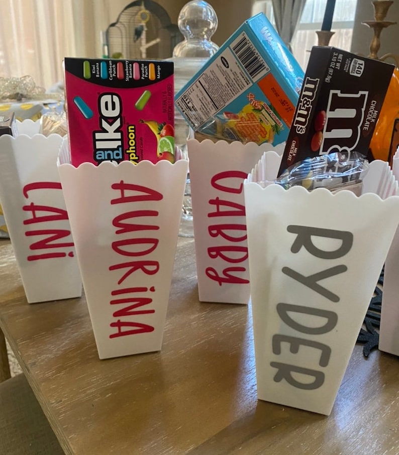 Personalized Popcorn Bucket - Etsy