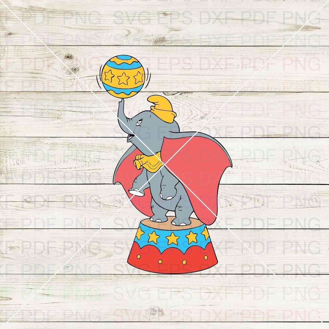 Dumbo_015 Svg Dxf Eps Pdf Png, Cricut, Cutting File, Vector, Clipart ...