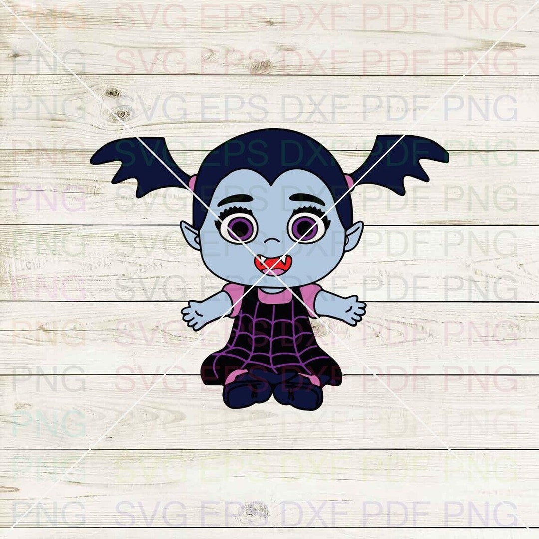 Vampirina_026 Svg Dxf Eps Pdf Png, Cricut, Cutting File, Vector ...