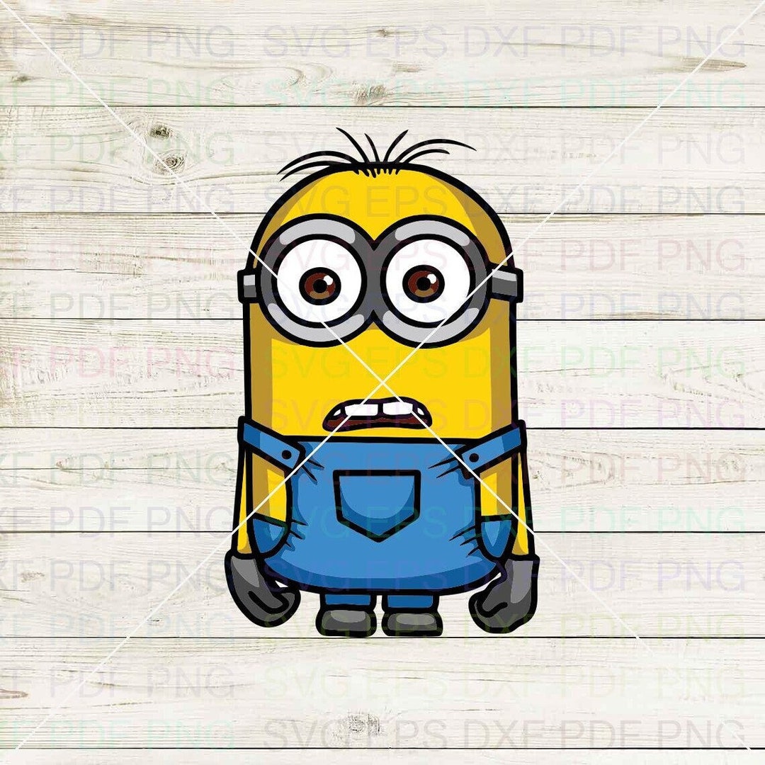Minions_002 Svg Dxf Eps Pdf Png, Cricut, Cutting File, Vector, Clipart ...
