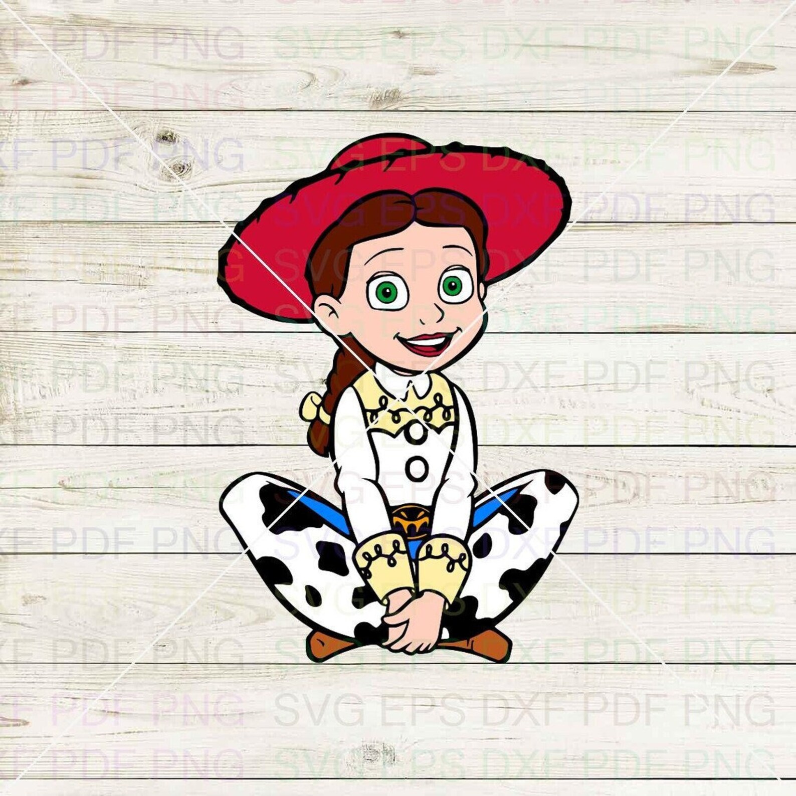 Jessie_toy_story_023 Svg Dxf Eps Pdf Png, Cricut, Cutting File, Vector ...